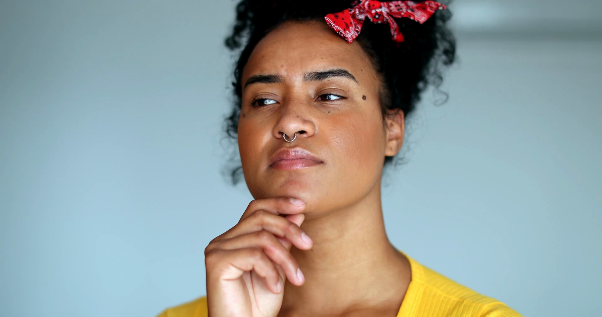 Mixed Race Woman Finding Solution To Problem Stock Footage SBV ...