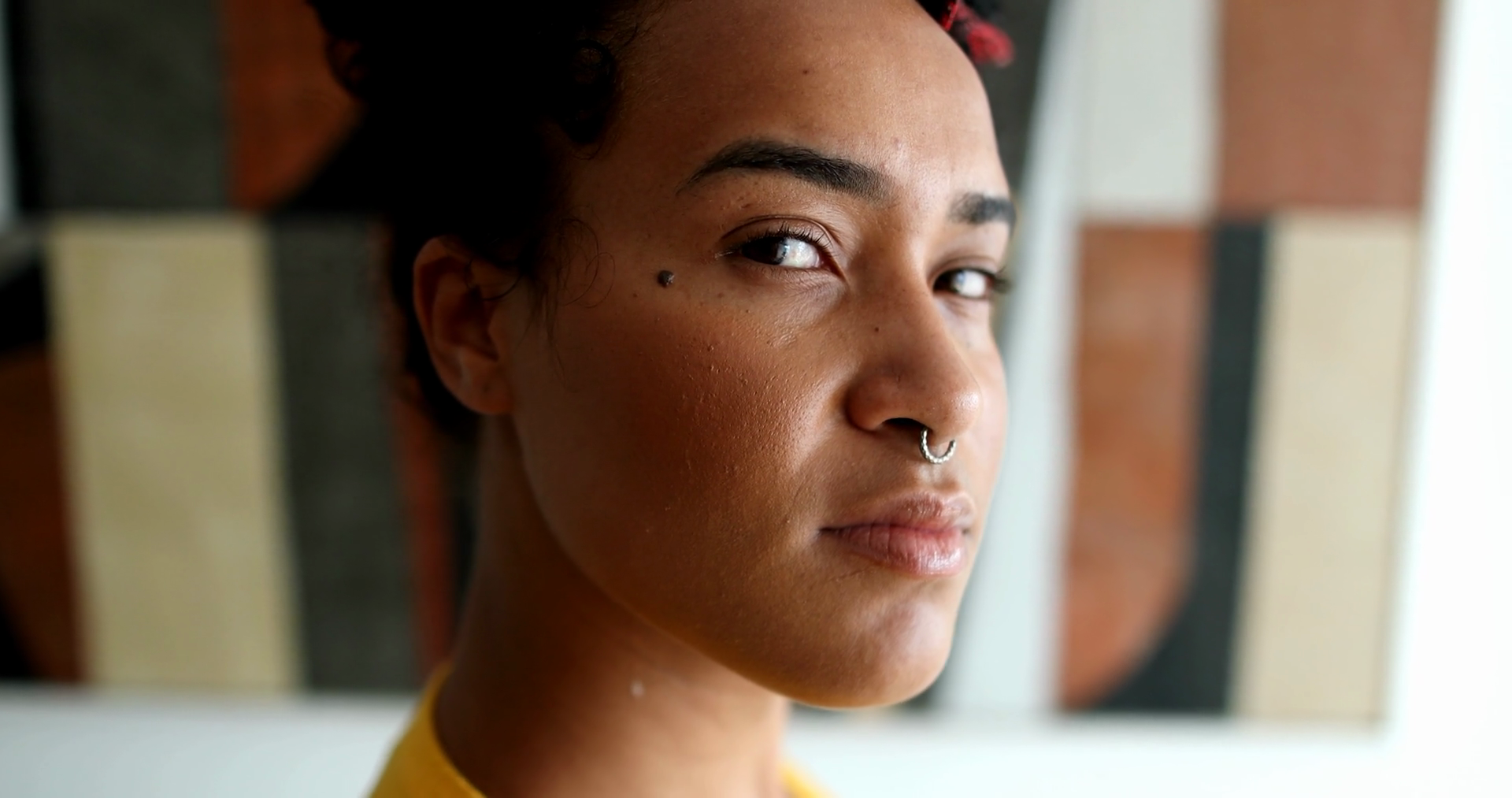 Mixed Race Young Black African American Woman Stock Footage SBV ...