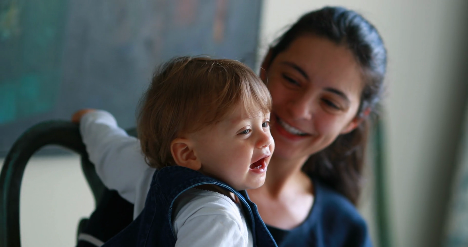 Mother Baby Loving Relationship Casual Mom Stock Footage SBV-348548258 ...