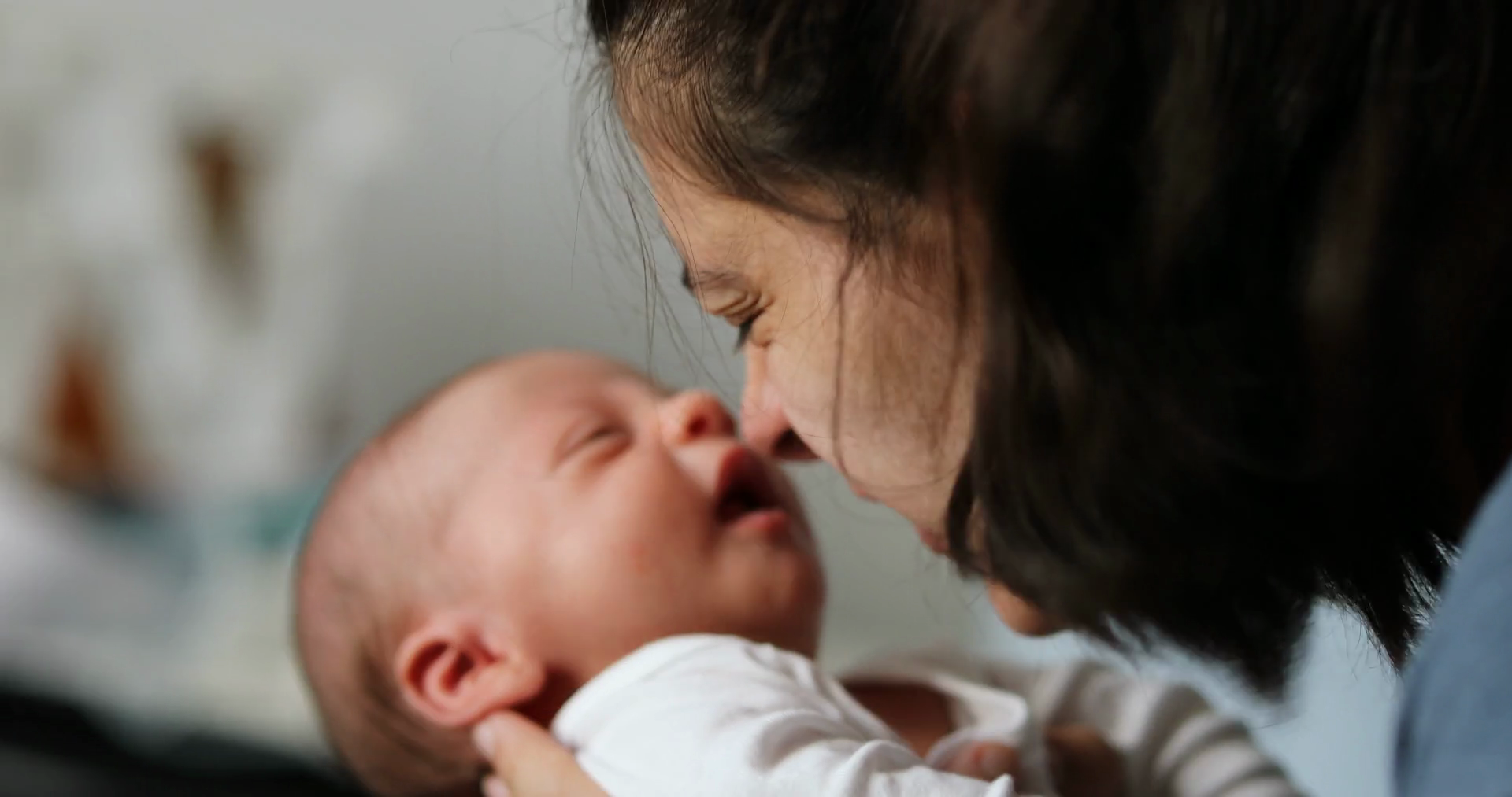 Mother's Love: Tender Interaction Between Stock Footage SBV-348430718 ...