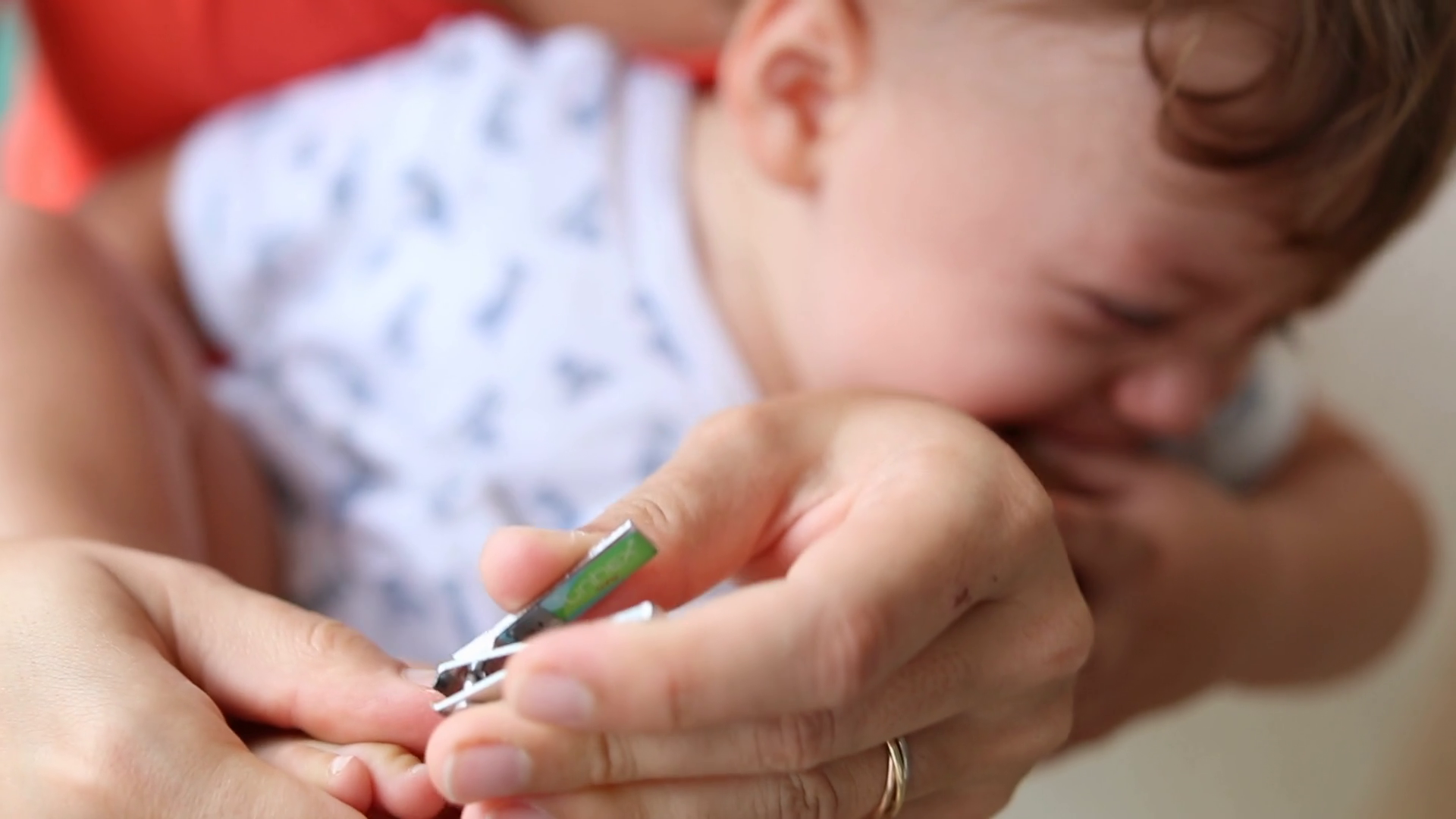 Mother Trimming Baby Toe Nails Stock Footage SBV-348540868 - Storyblocks