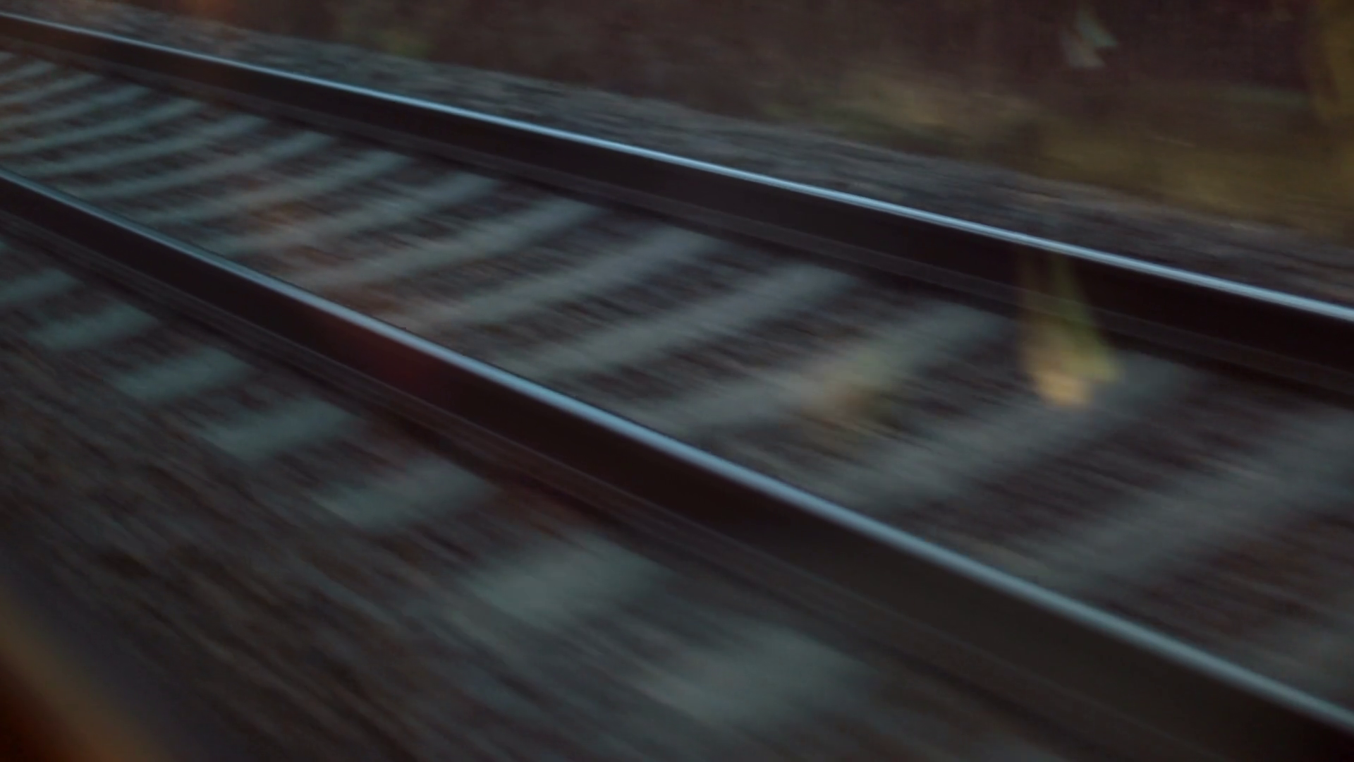 View Of Railroad Tracks From Passenger's Stock Footage SBV-348546885 ...