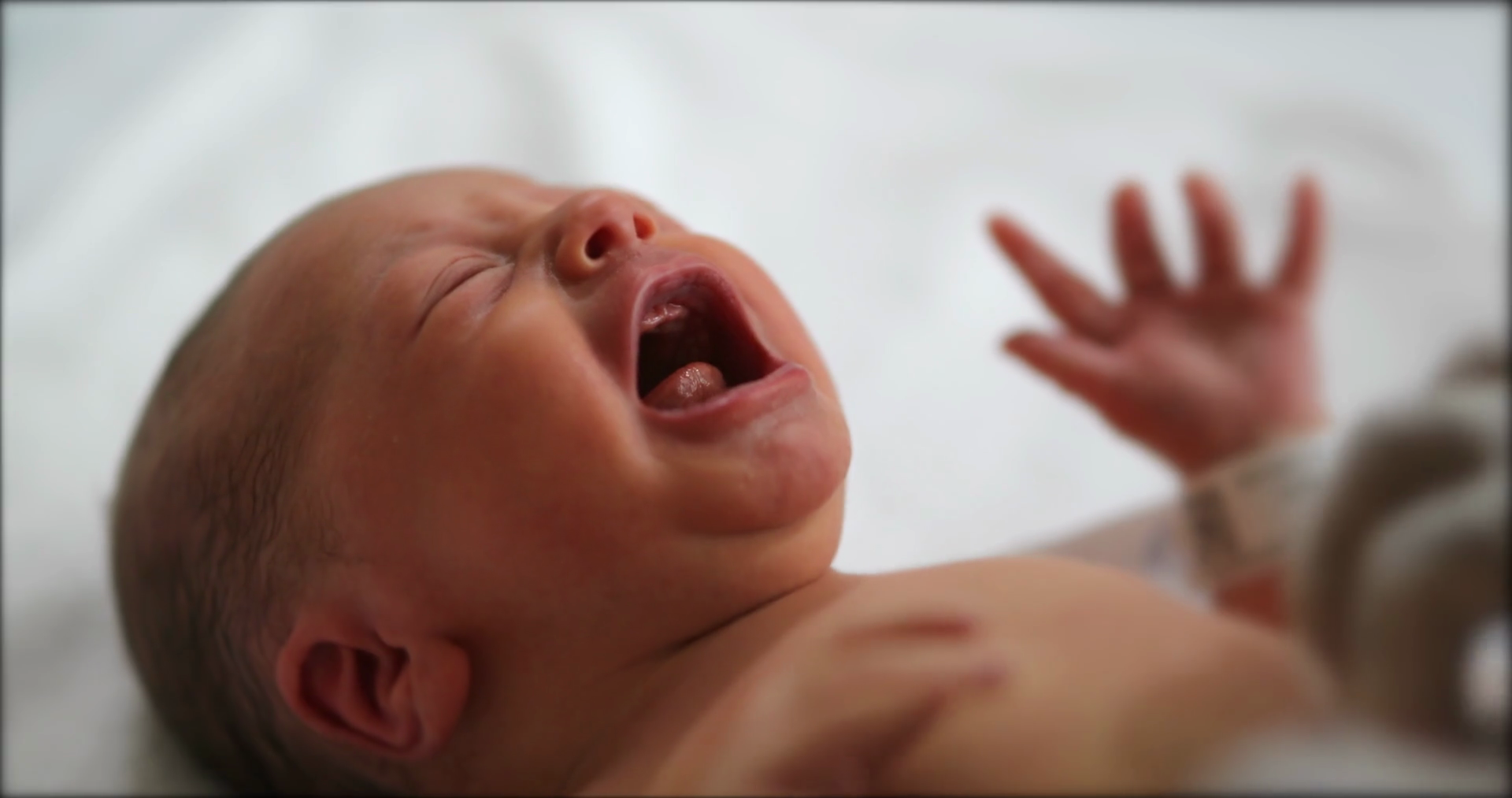 Newborn Infant Expressing First Cries Birth Stock Footage SBV-348432550 - Storyblocks
