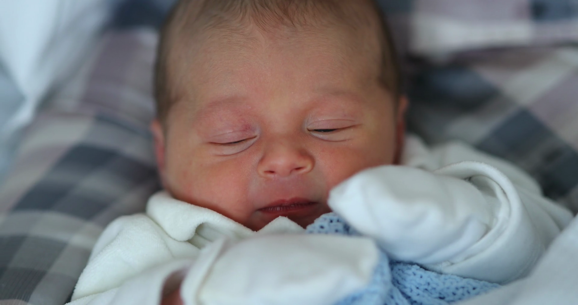 First-day Discoveries: Newborn Baby Stock Footage SBV-348432605 ...