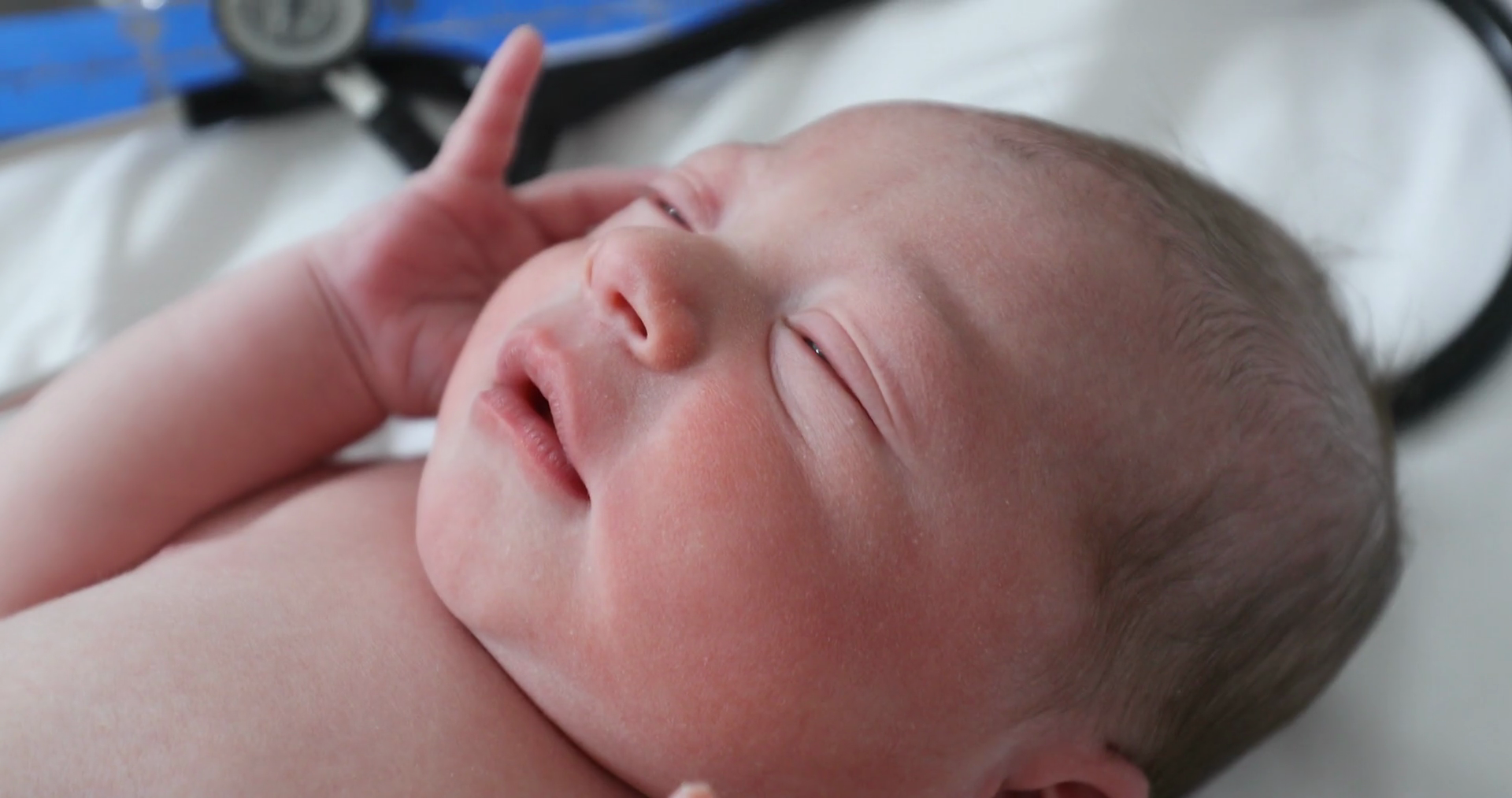 Inceptive Arrival: Newborn Infant Baby's Stock Footage SBV-348433951 ...