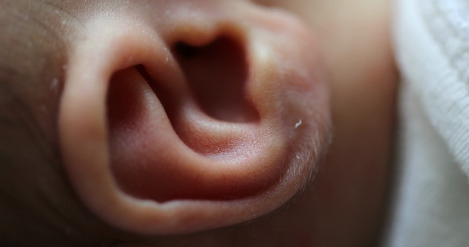 Tiny Marvel: Macro Closeup Of Newborn Baby's Stock Footage SBV ...