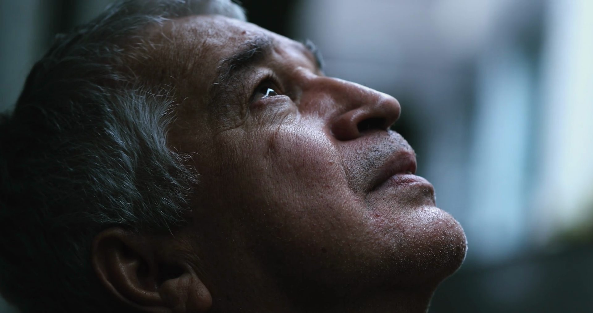 Portrait Of Senior Man Looking Up To Sky Stock Footage SBV-348711477 ...