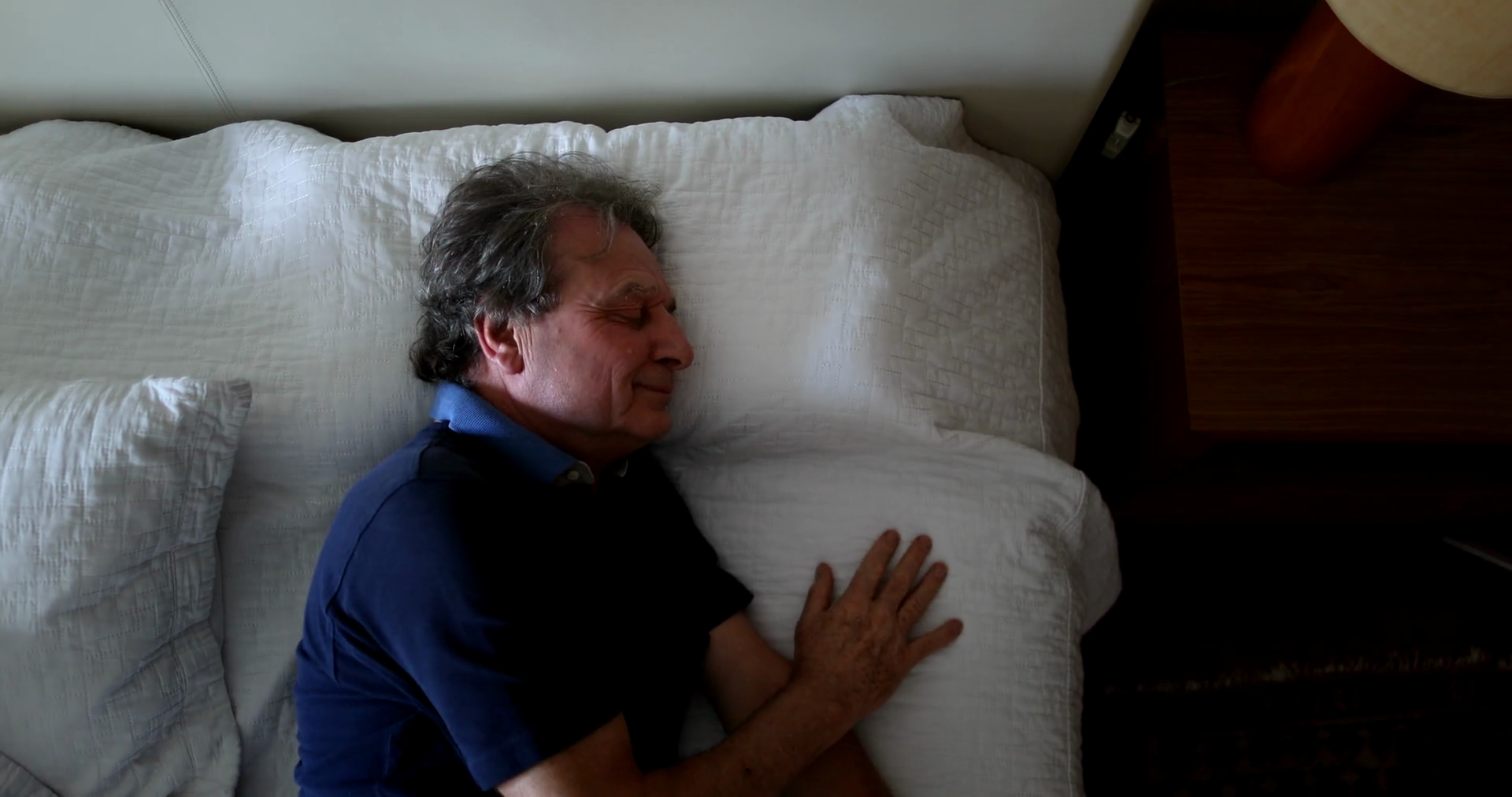 Senior Man Napping In Afternoon In Bed Top Stock Footage SBV-348782294 ...