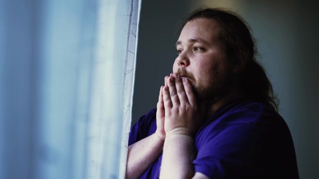 Sad Overweight Stock Footage: Royalty-Free Video Clips - Storyblocks