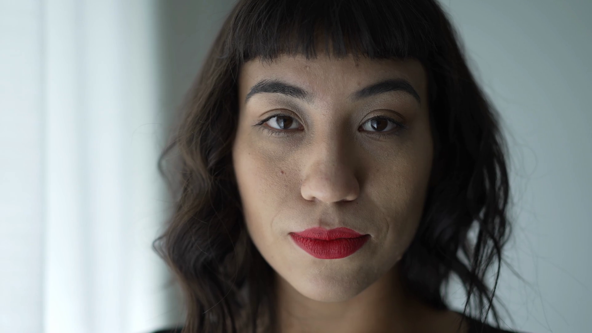 Portrait Of Happy Hispanic Girl Smiling At Stock Footage SBV-348863683 ...