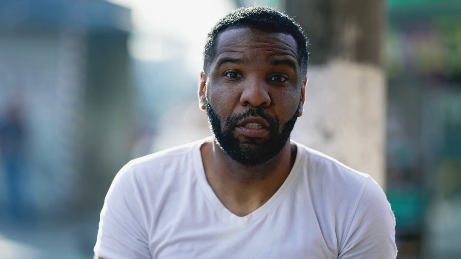 One Black Man Oh Reaction In Shocking Stock Footage SBV-348500401 ...