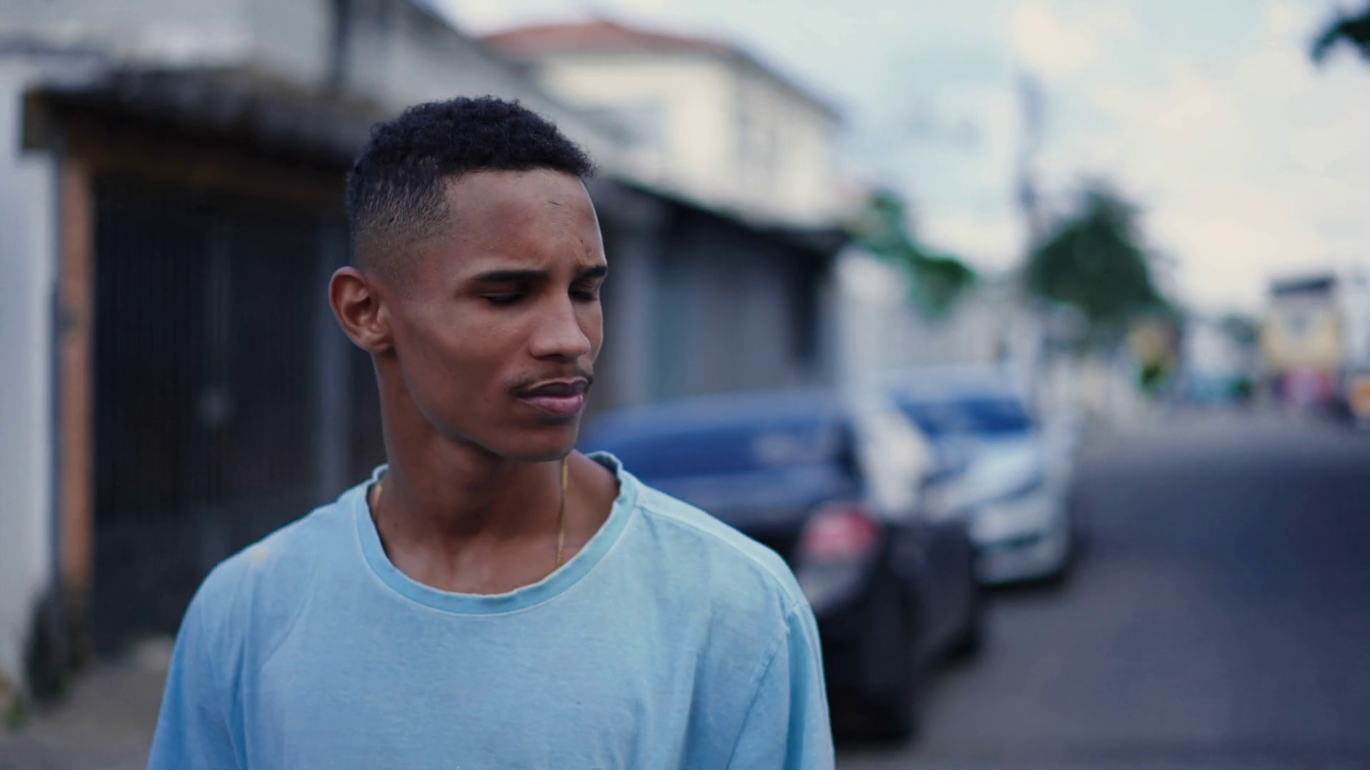 One Confident Young Black Man Walking Stock Footage SBV-348519355 ...
