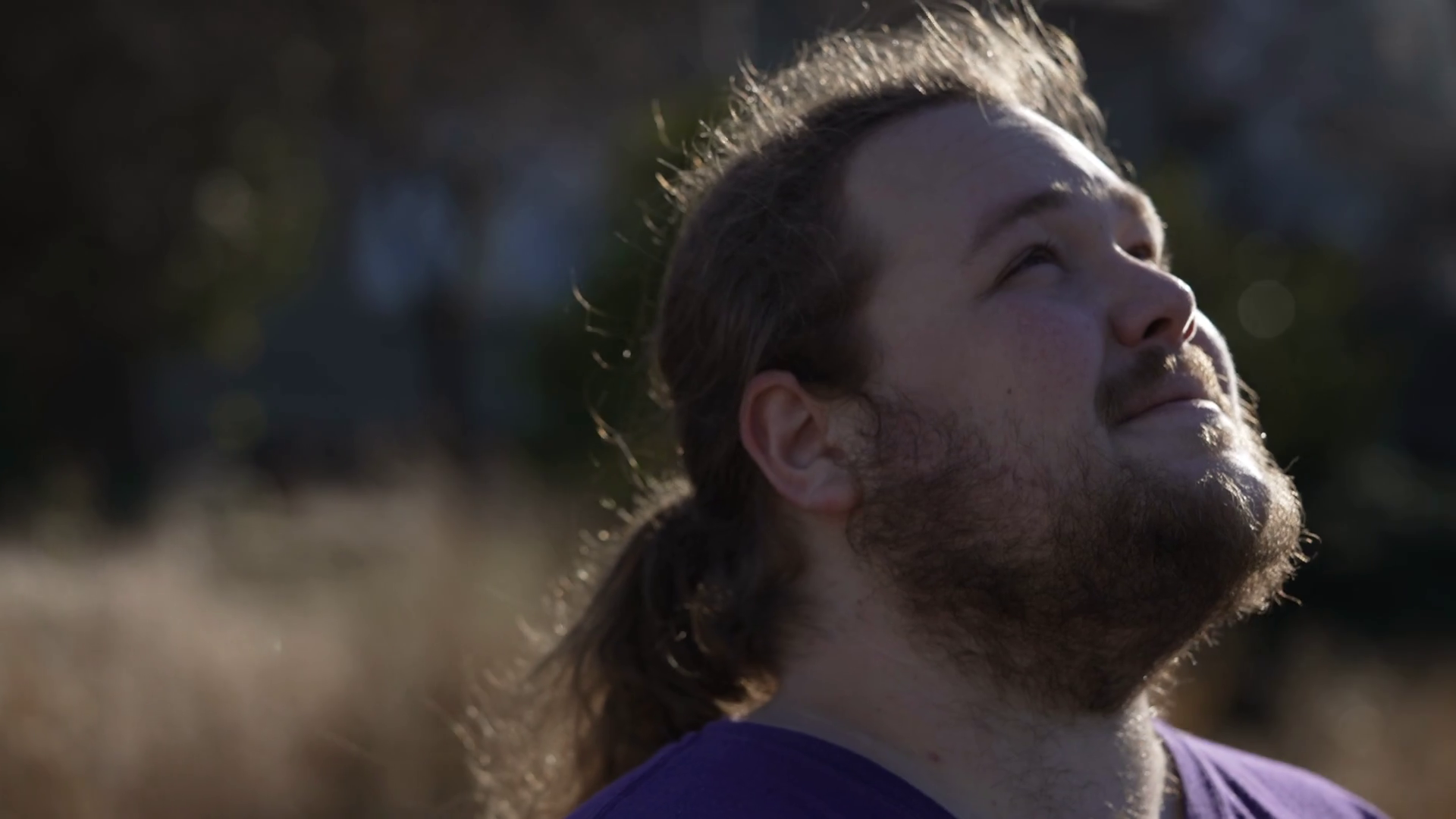 One Contemplative Young Man Looking At Sky Stock Footage SBV-348672036 ...