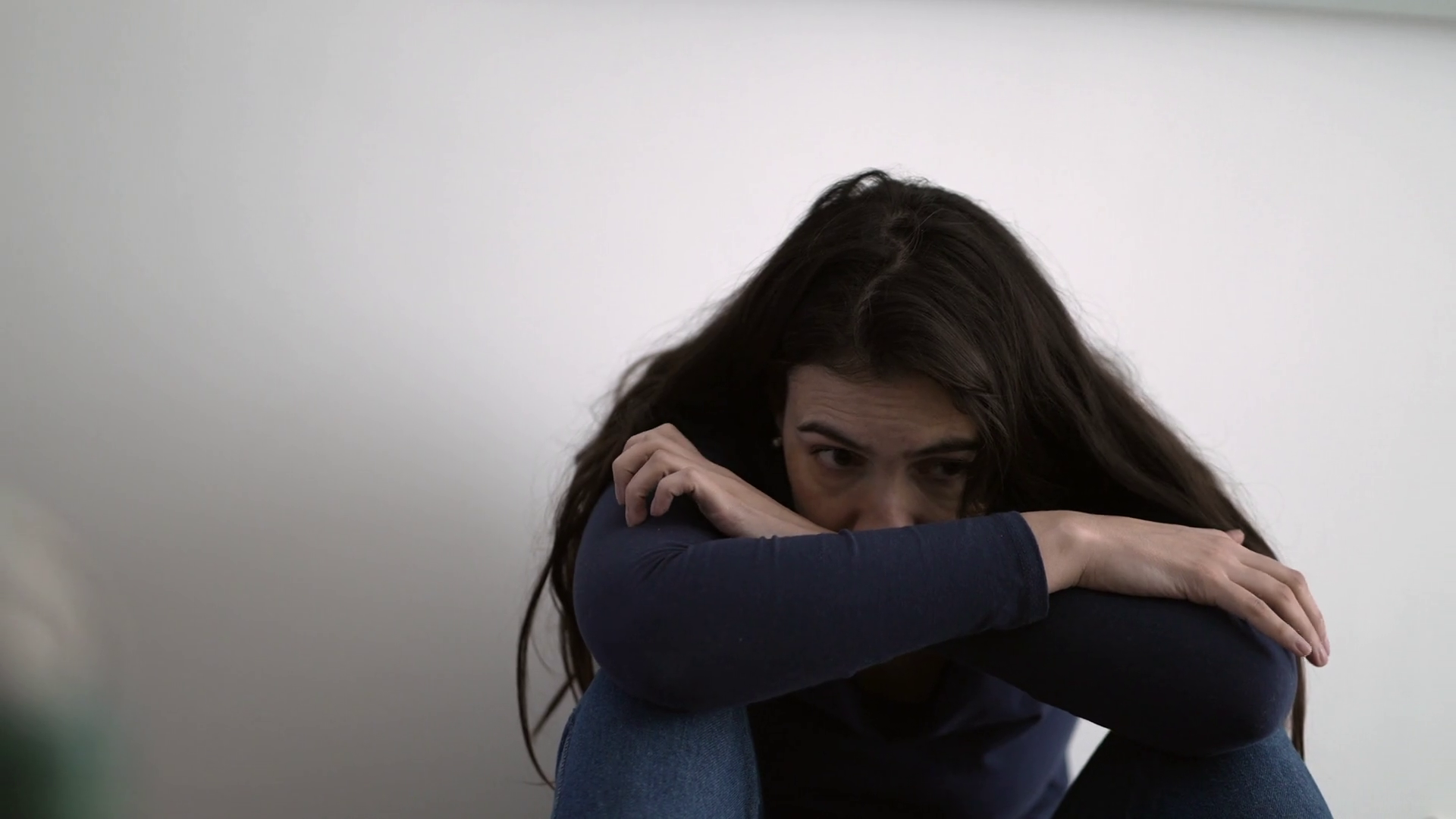 One Fearful Person Overwhelmed With Stock Footage SBV-348863696 ...