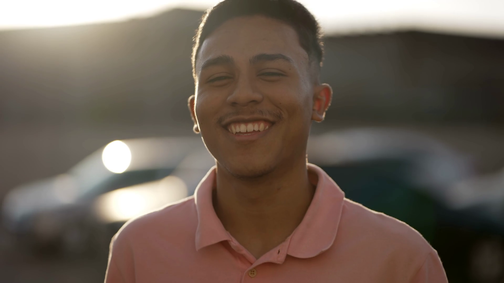 Portrait Of Happy Young South American Man Stock Footage SBV-348766290 ...