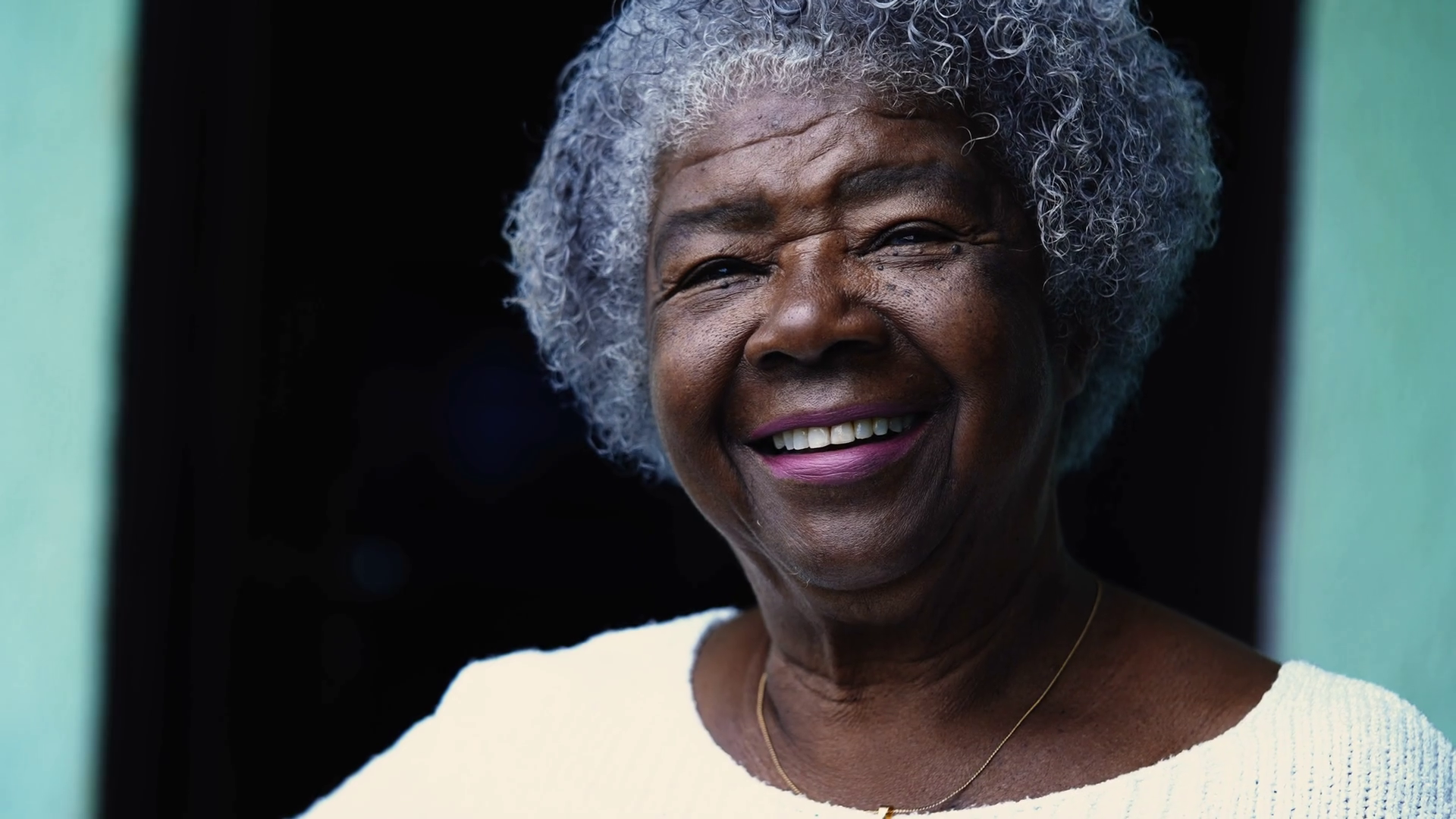 One Joyful Elderly Black Woman Laughing Stock Footage SBV-348791586 ...