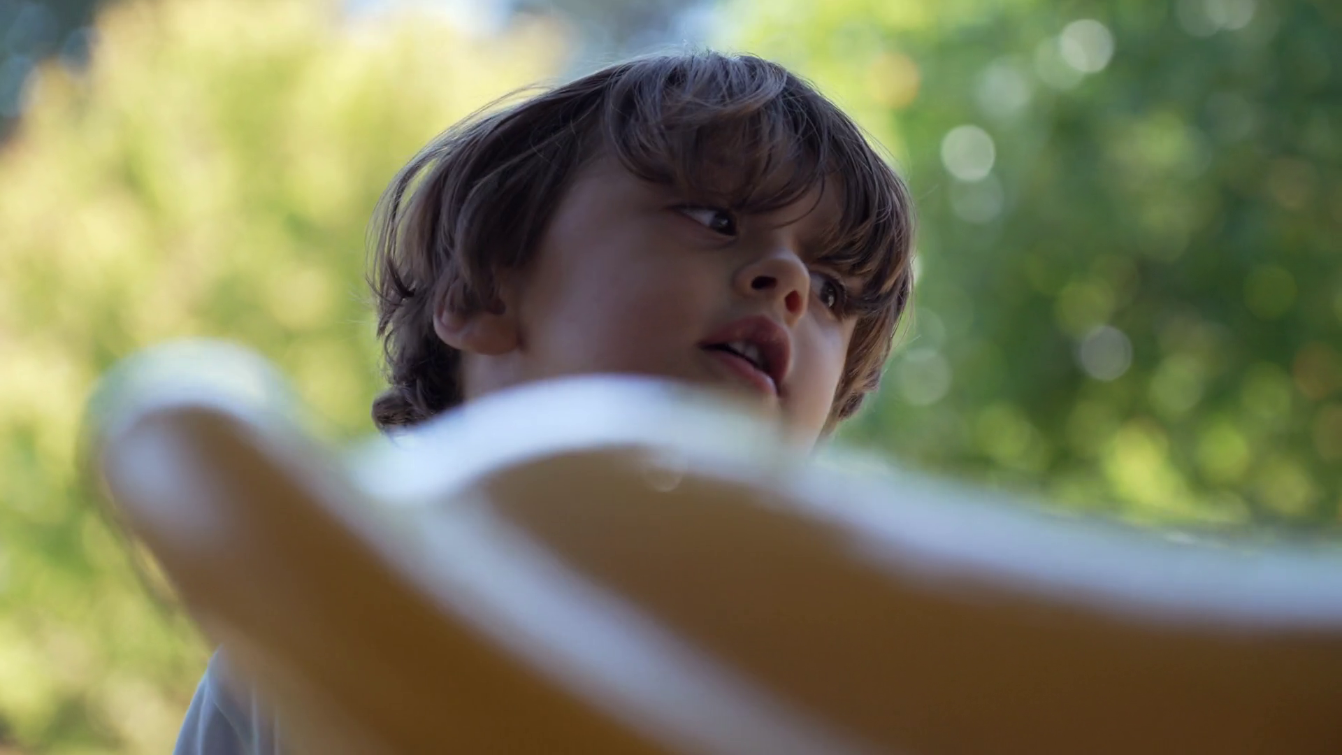 One Playful Little Boy Pushing Playground Stock Footage SBV-348880113 ...