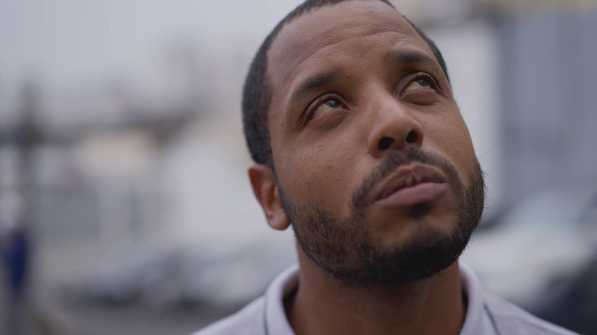 Intense Gaze: Worried African American Young Stock Footage SBV ...