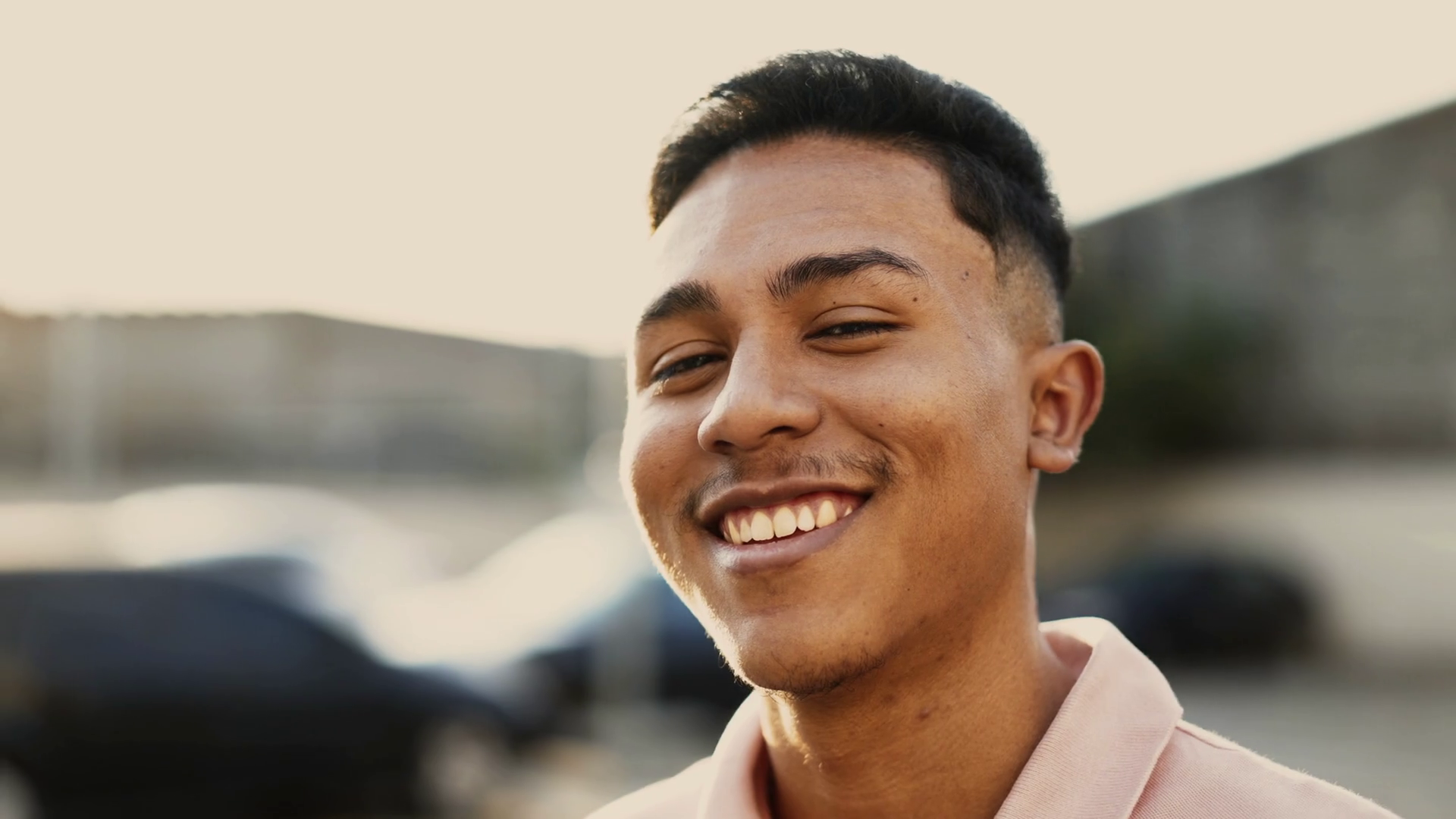 Portrait Of Young Hispanic Man Smiling Stock Footage SBV-348769133 ...