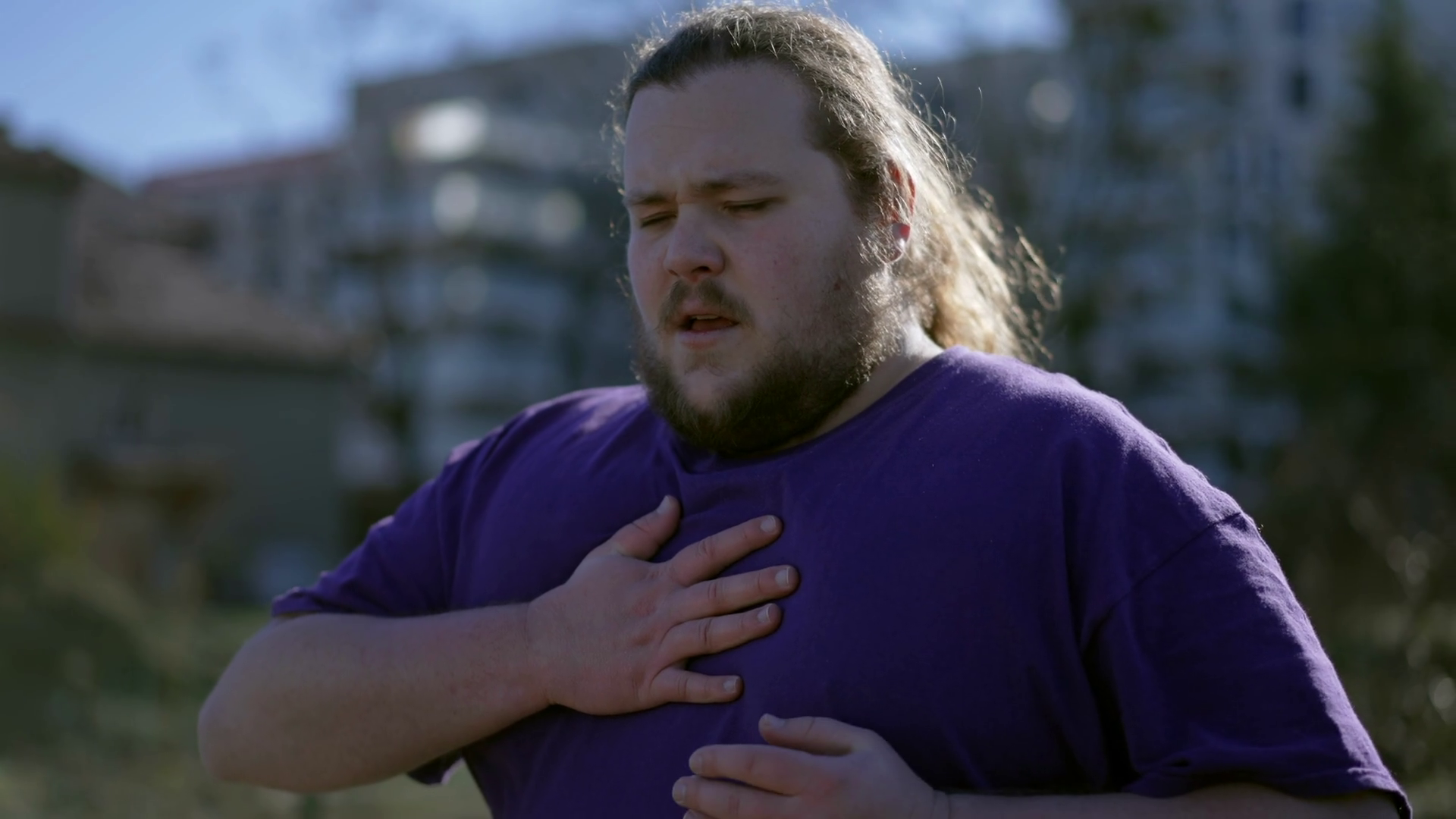 Uncomfortable Moment: Overweight Man Stock Footage SBV-348438522 ...