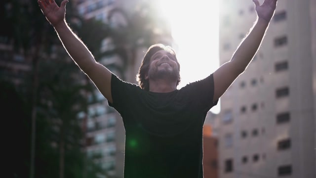 Man Sunlight Stock Footage: Royalty-Free Video Clips - Storyblocks