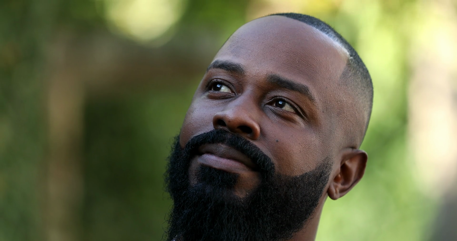 Pensive Black Man Outside Contemplative Stock Footage SBV-348492726 ...