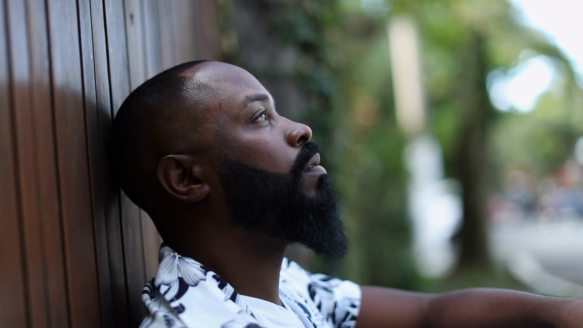 Pensive Black Man Thinking About Life Stock Footage SBV-348493165 ...