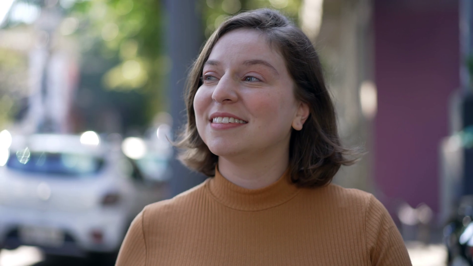 Urban Mindfulness: Thoughtful Young Woman Stock Footage SBV-348407825 ...