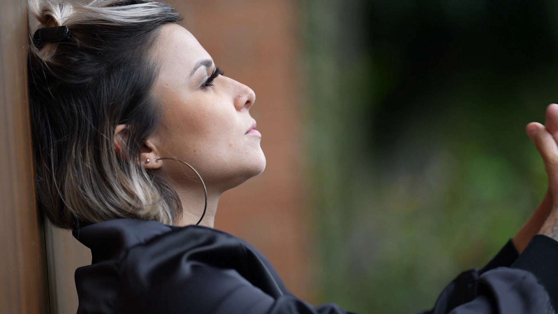 Person Feeling Regret Covering Hands With Stock Footage SBV-348715266 ...