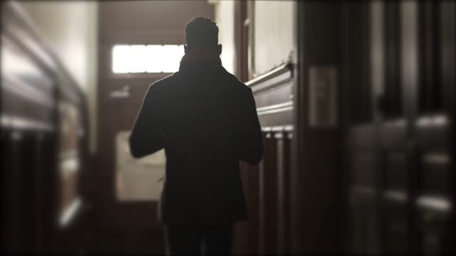 Man Leaving House Stock Footage: Royalty-Free Video Clips - Storyblocks