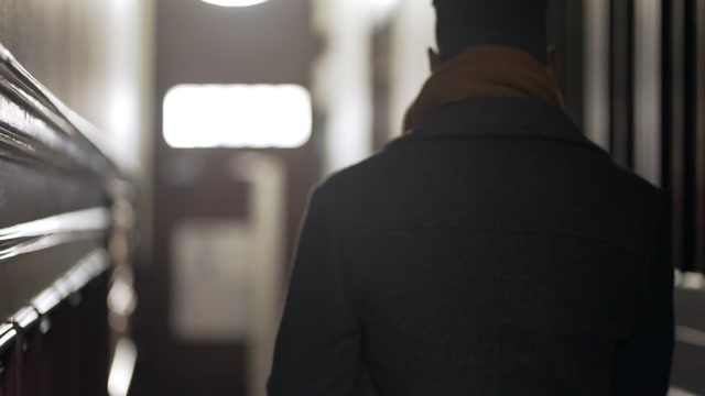 Person Walking Out Door Stock Footage: Royalty-Free Video Clips ...