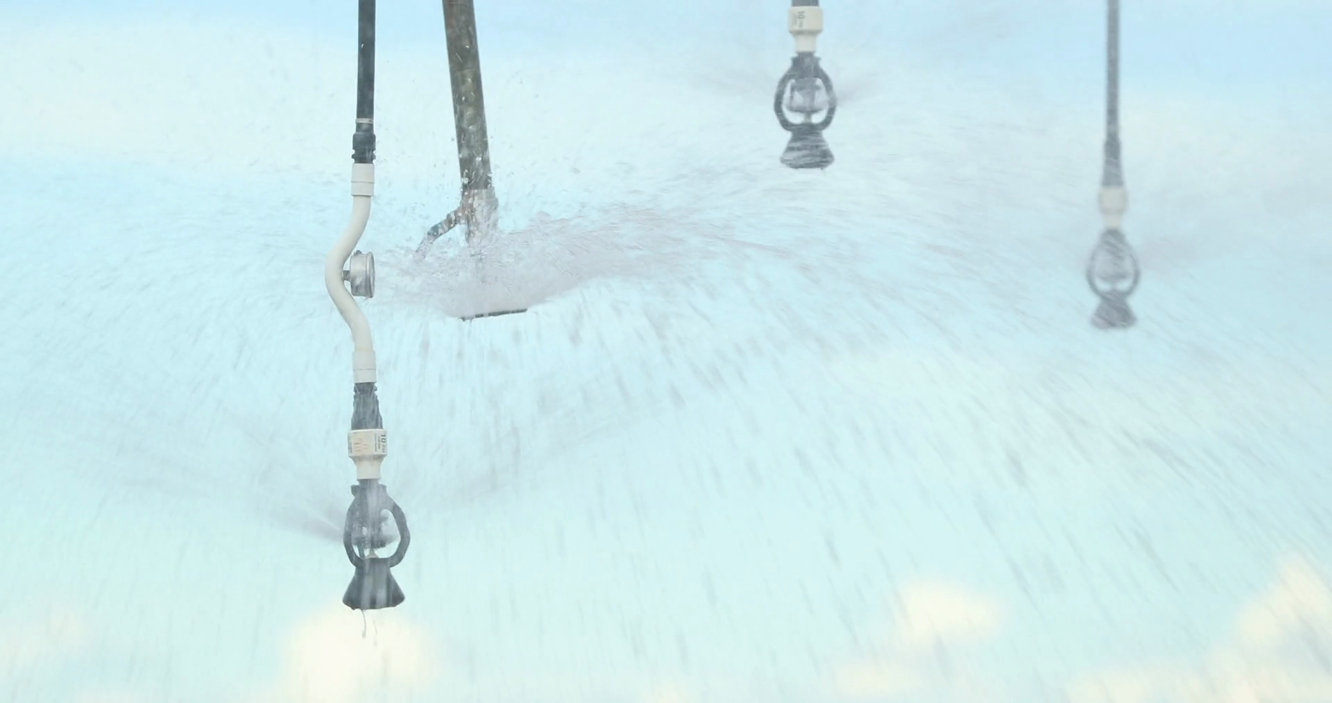 Pivot Irrigation System In 4 K 60 Fps Close Stock Footage SBV-348486694 ...