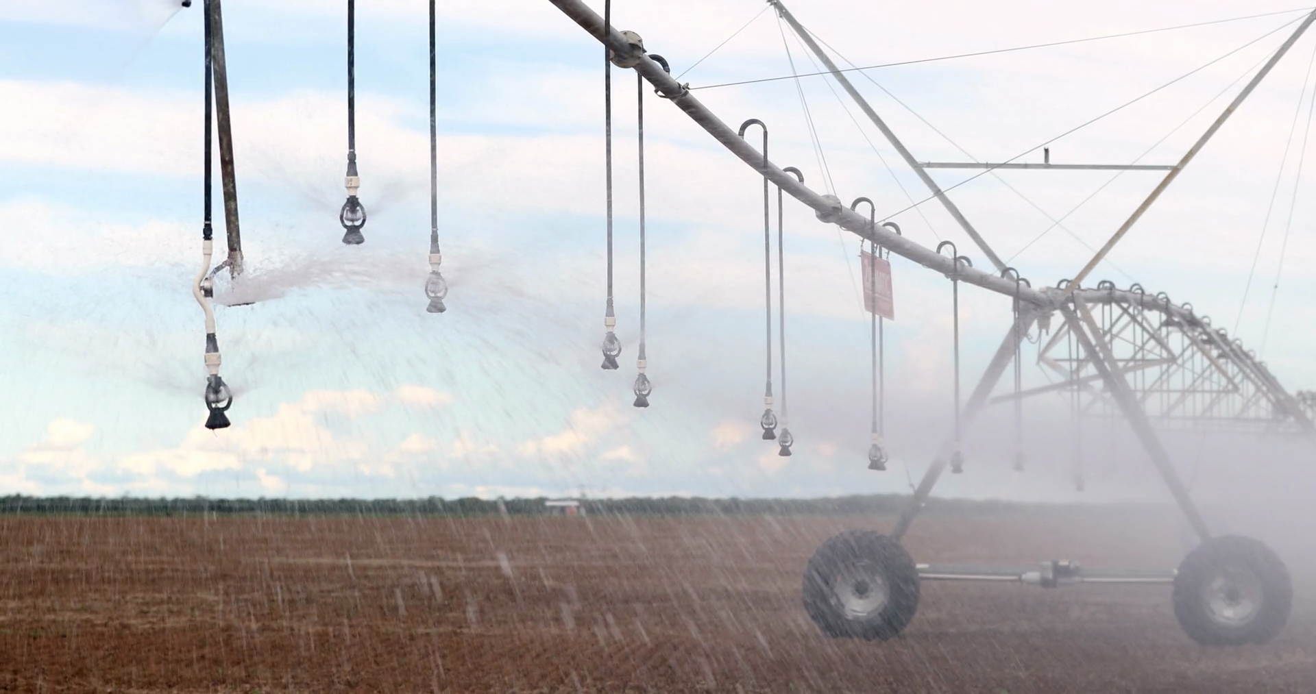Pivot Irrigation System In 4 K 60 Fps Close Stock Footage SBV-348486685 ...