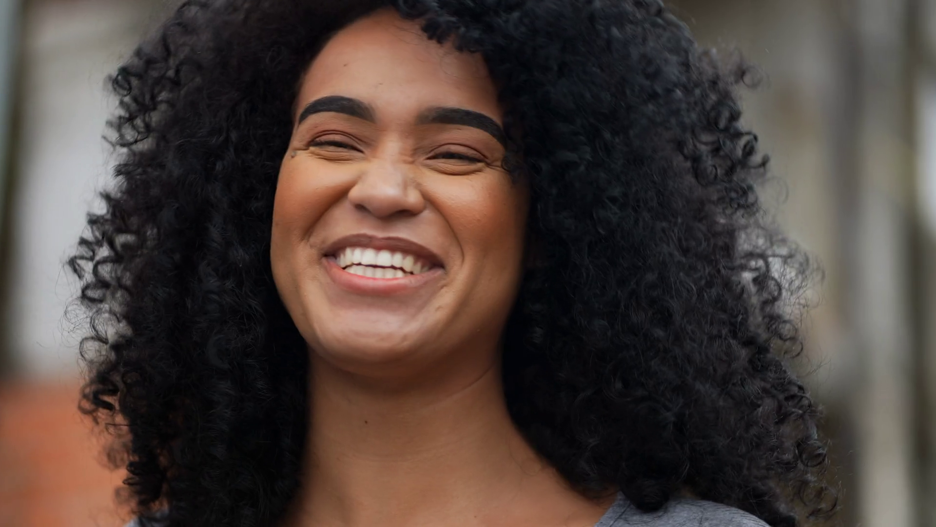 Portrait Of Brazilian Black Woman Face Stock Footage SBV-348703104 ...
