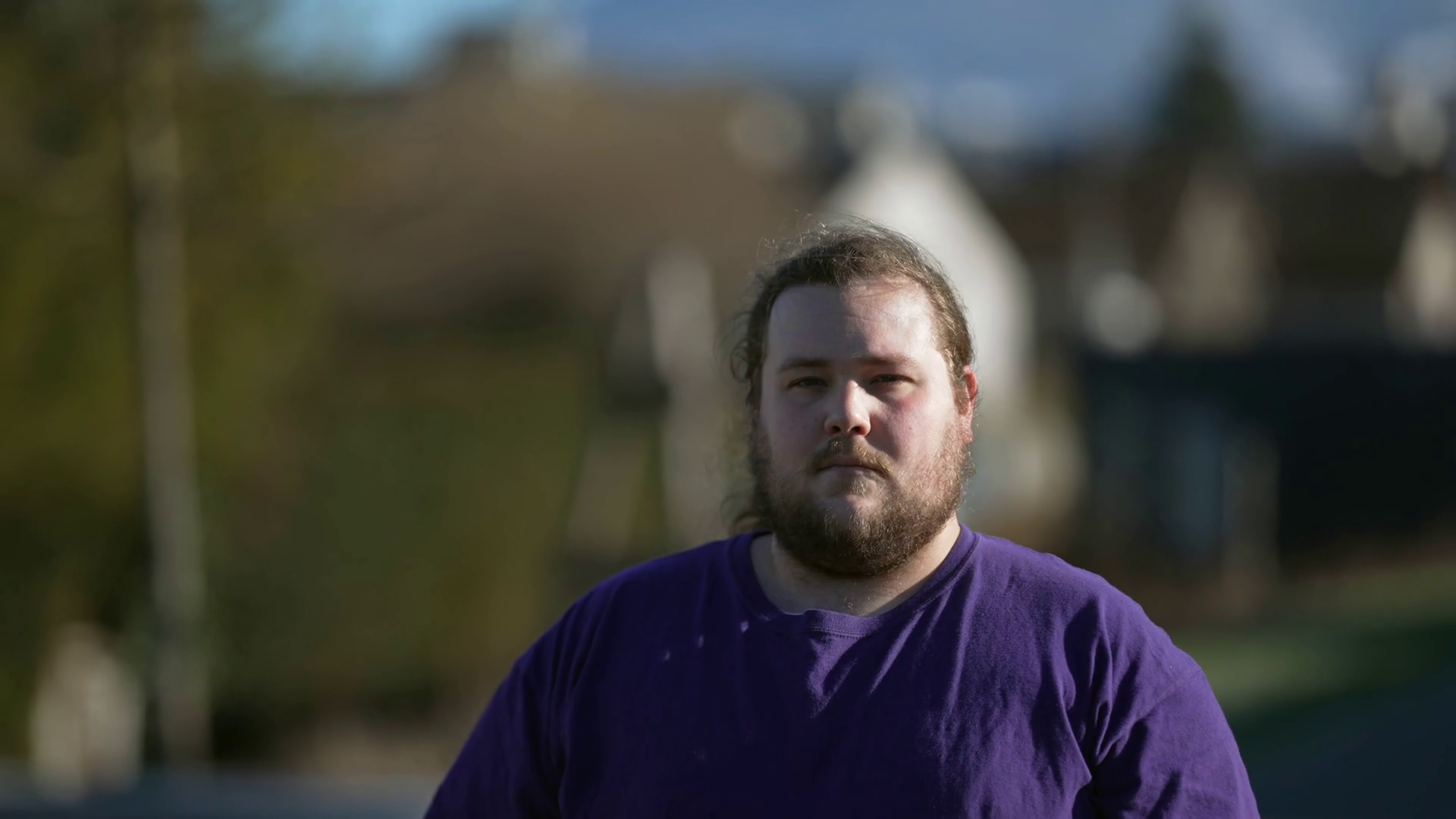 Portrait Of Overweight Young Man With Stock Footage SBV-348673609 ...