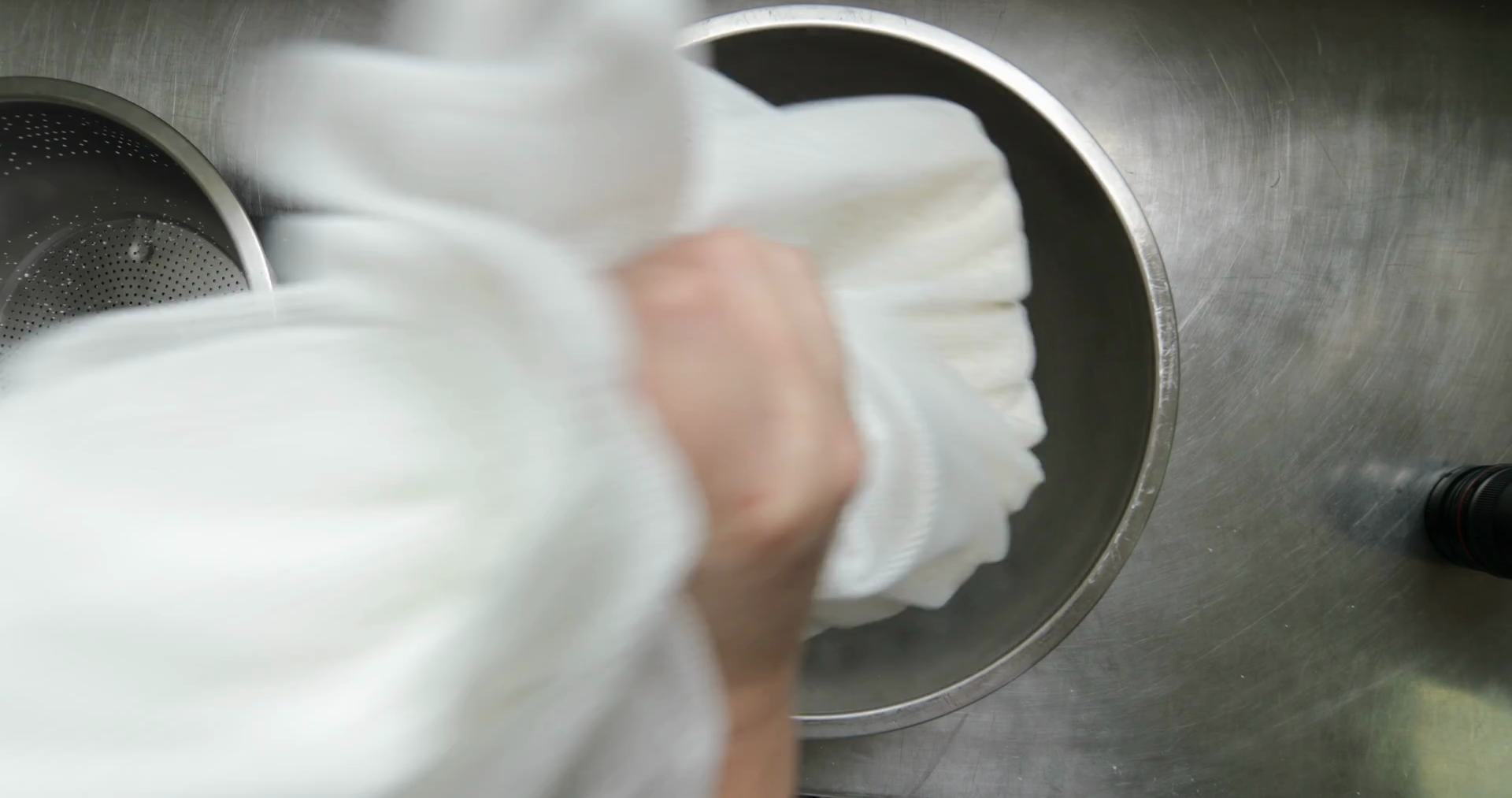 Preparing Traditional Asian Rice Putting Stock Footage SBV-348477715 ...