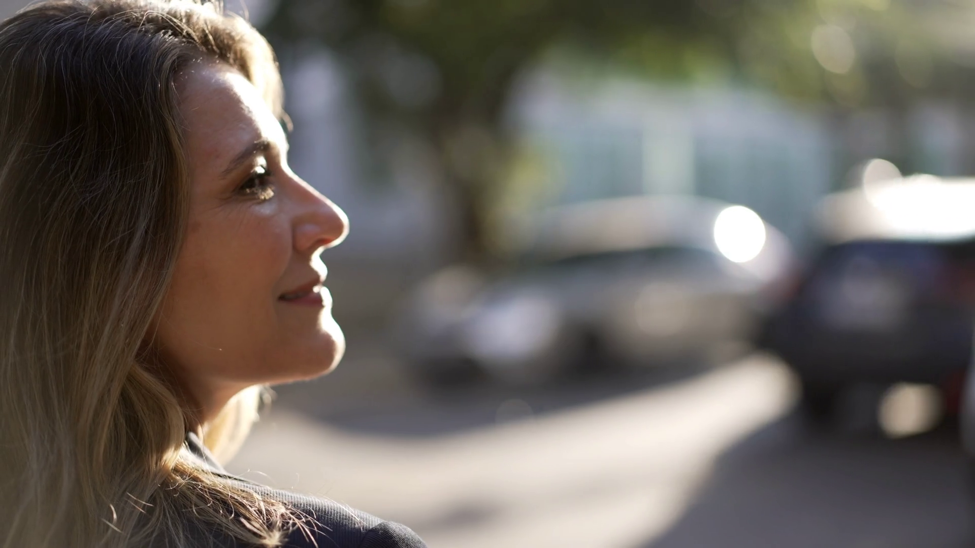 City Serenity: Happy Contemplative Stock Footage SBV-348407340 ...