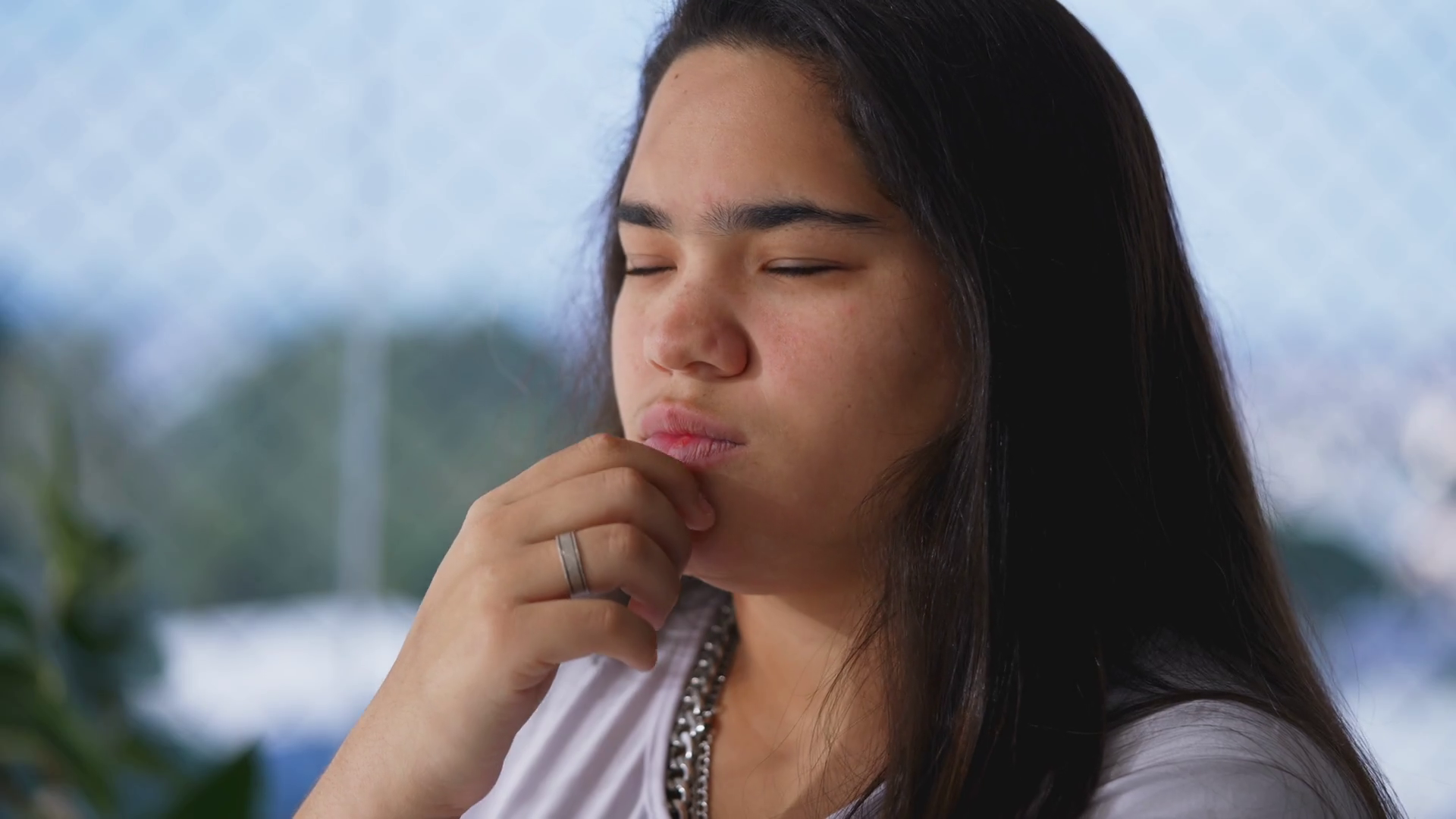 Remorseful Expression Of Diverse Asian Young Stock Footage SBV ...