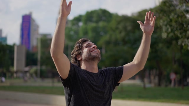 Man Praise Stock Footage: Royalty-Free Video Clips - Storyblocks