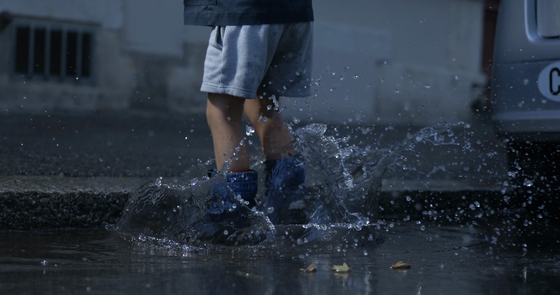 Child Splashing Water Everywhere Falling Stock Footage SBV-348515071 ...