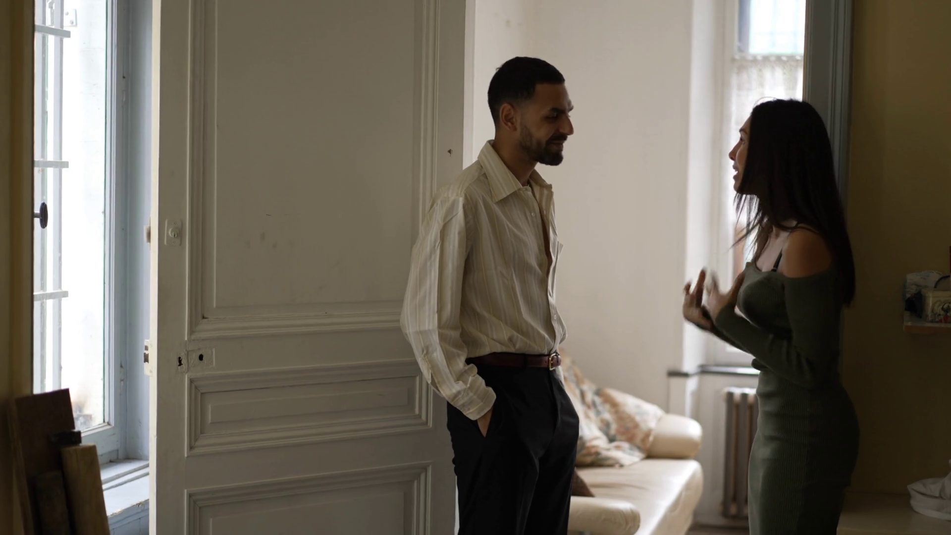 A Relationship In Turmoil: Man Woman Engaged Stock Footage SBV ...