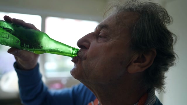 Man Drinking Alcohol Stock Footage: Royalty-Free Video Clips - Storyblocks