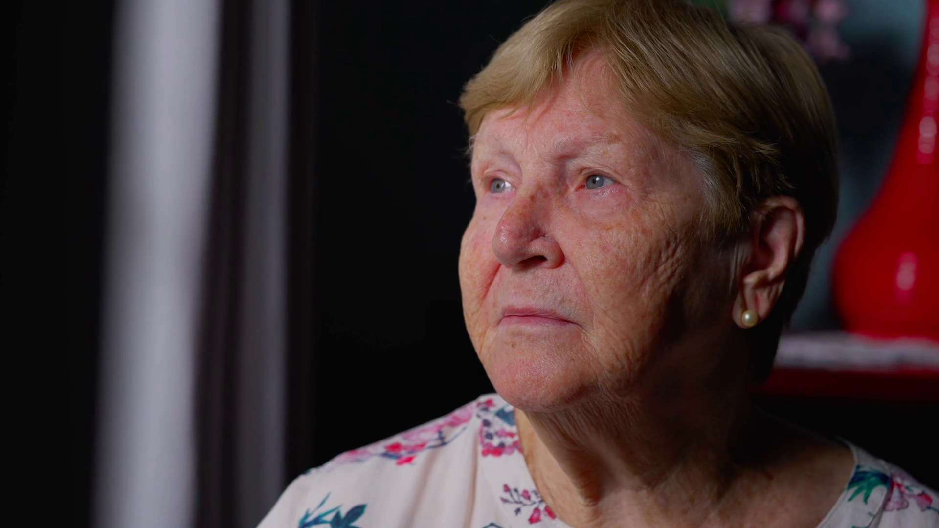 Senior Woman Close Up Face With Sad Stock Footage SBV-348516063 ...