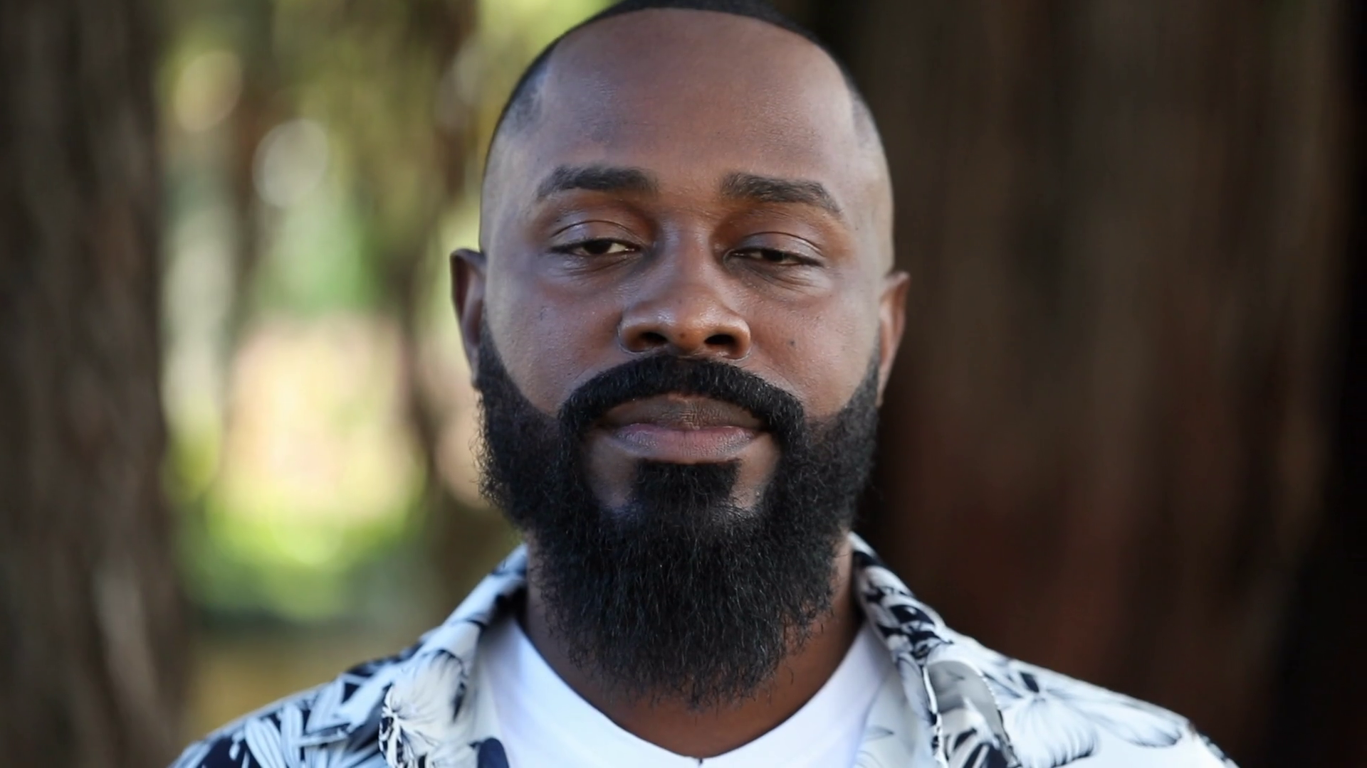 Portrait Of Serious African Man Looking At Stock Footage SBV-348496394 ...