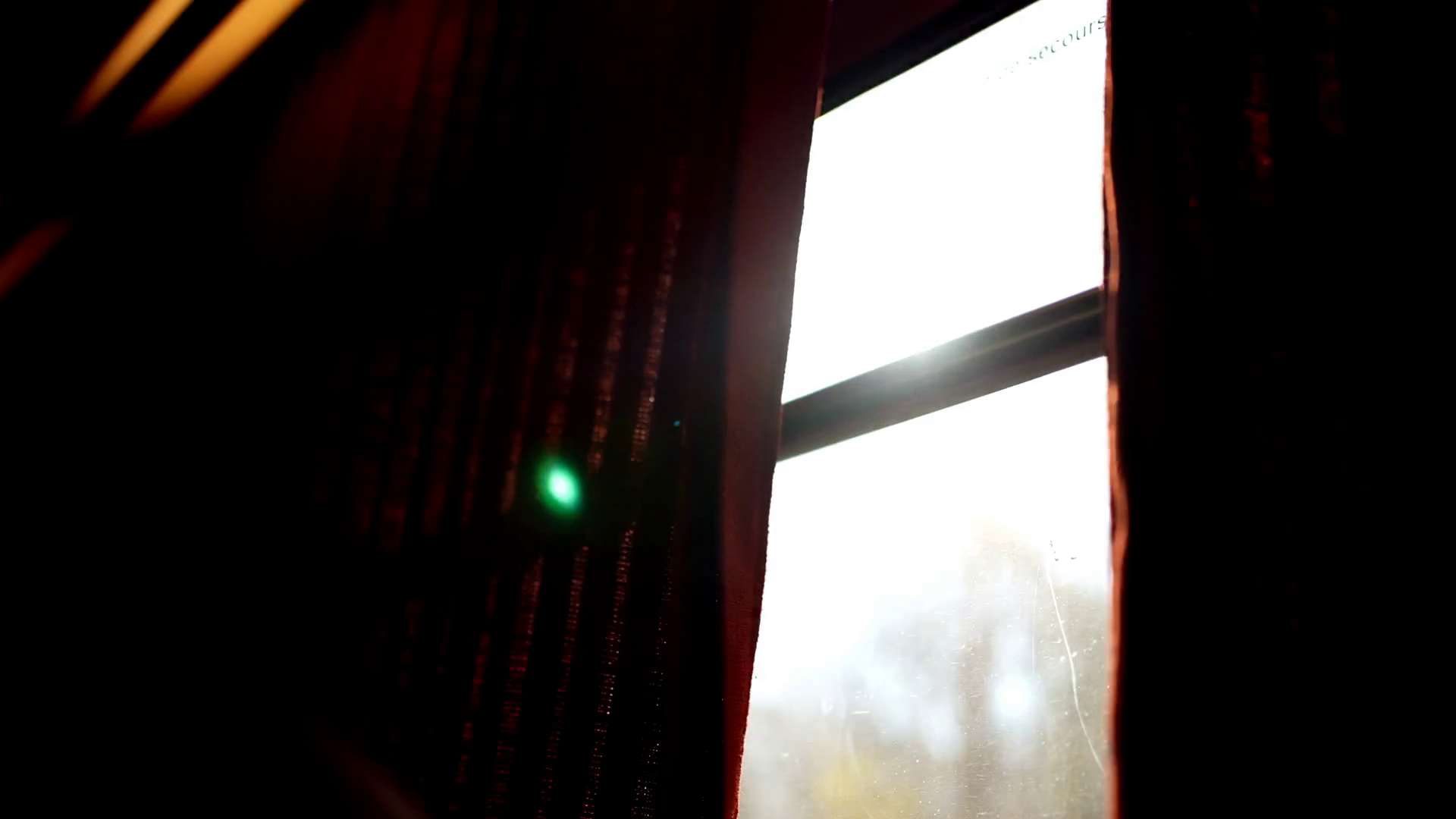 Sunlight Shining Through Train Window With Stock Footage SBV-348735027 ...