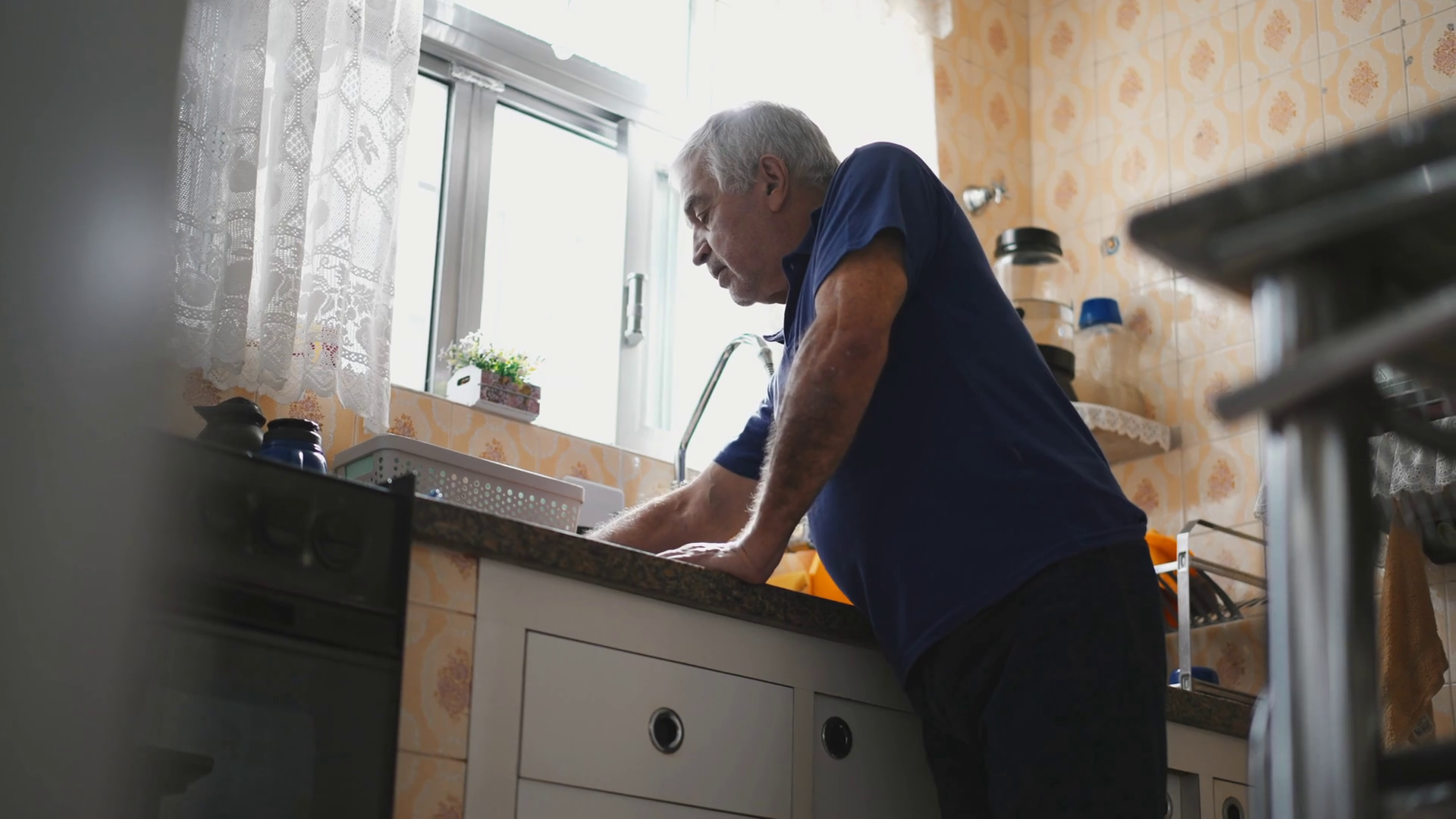 Sickly Depressed Elderly Man Feeling Stock Footage SBV-348515186 ...