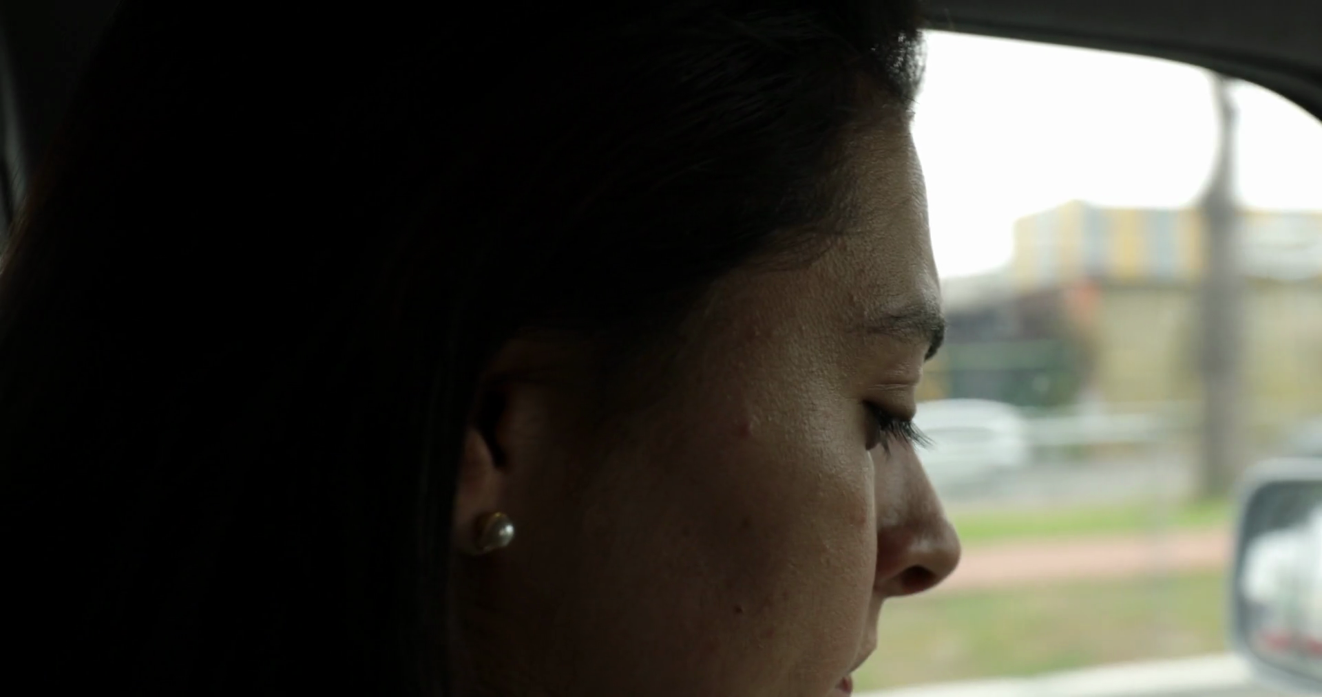 Side View Of Woman Driving On Road Stock Footage SBV-348497551 ...