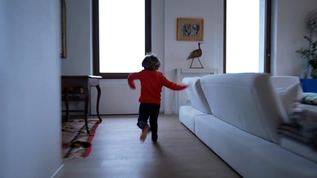 Kids Running Into A House Stock Footage: Royalty-Free Video Clips ...