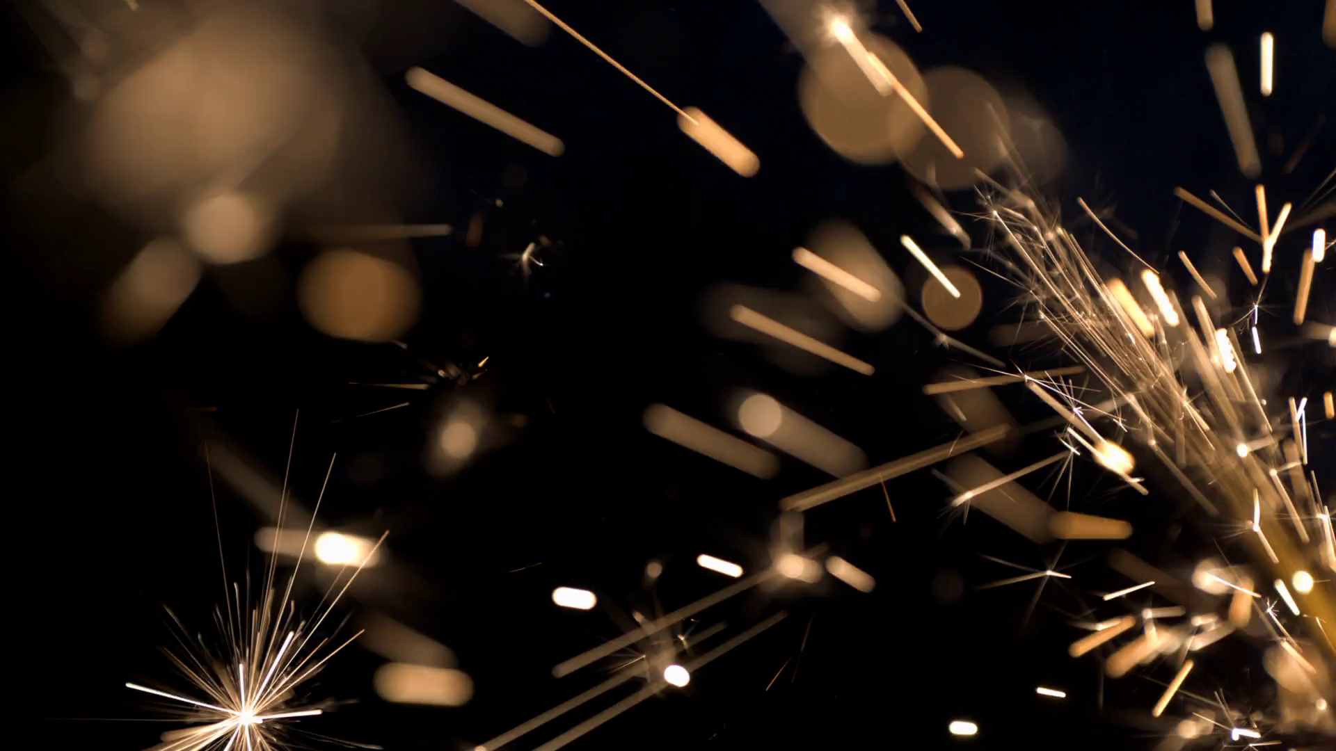 Sparks Flying In Air In Super Slow Motion Stock Footage SBV-348779225 ...