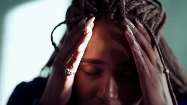 Crying Black Woman Stock Footage: Royalty-Free Video Clips - Storyblocks